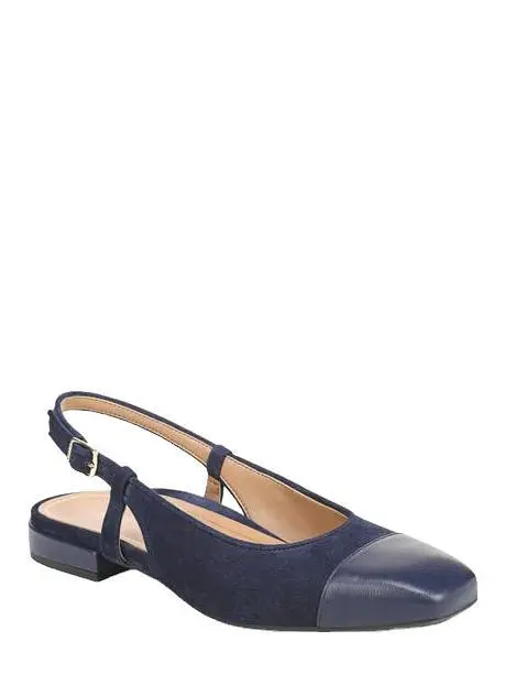 Vionic Petaluma Slingback Flat - Baltic Navy