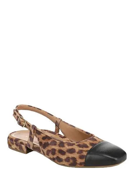 Vionic Petaluma Slingback Flat - Tan Leopard