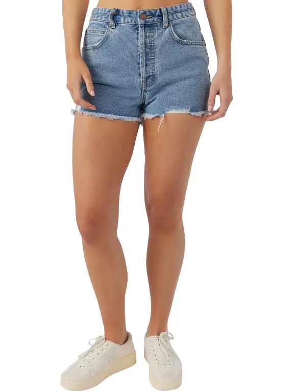 O'Neill Lanisa High-waisted Denim Cutoff Shorts - Drifter