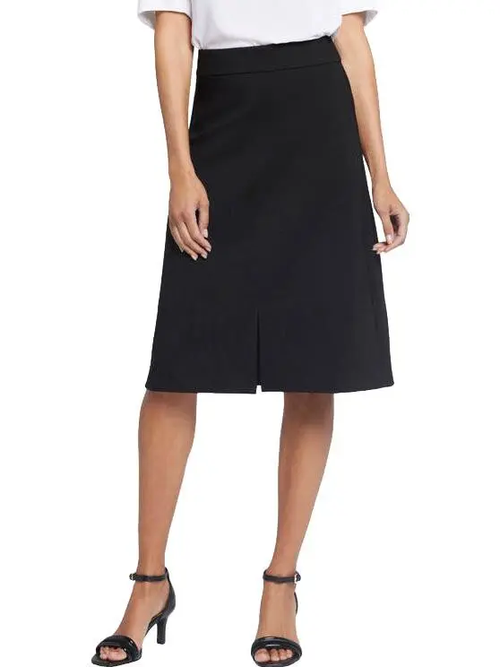 NYDJ A-line Knee Length Skirt - Black