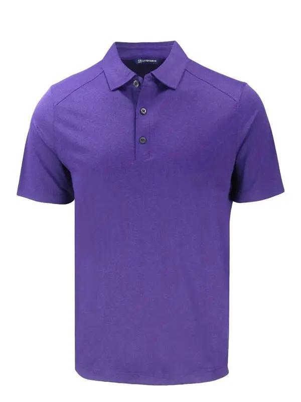 Cutter & Buck Forge Recycled Blend Polo - Dark College Purple Heather