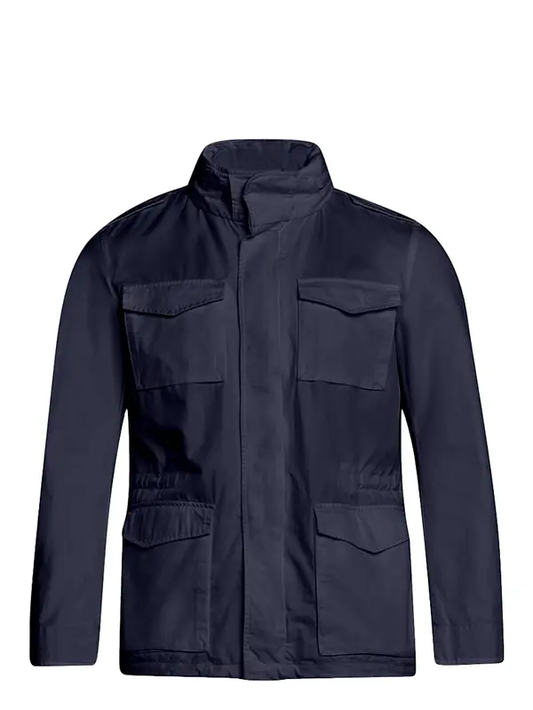 Herno Cotton Safari Jacket - Navy
