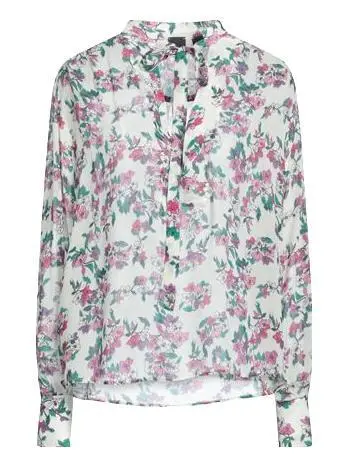 Pinko Floral-print Viscose Blouse - Off White