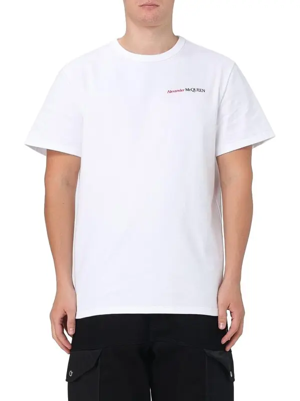 Alexander McQueen T-shirt With Mini Logo - White