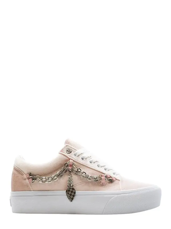 VANS Old Skool Platform Chain Sneakers - Pink
