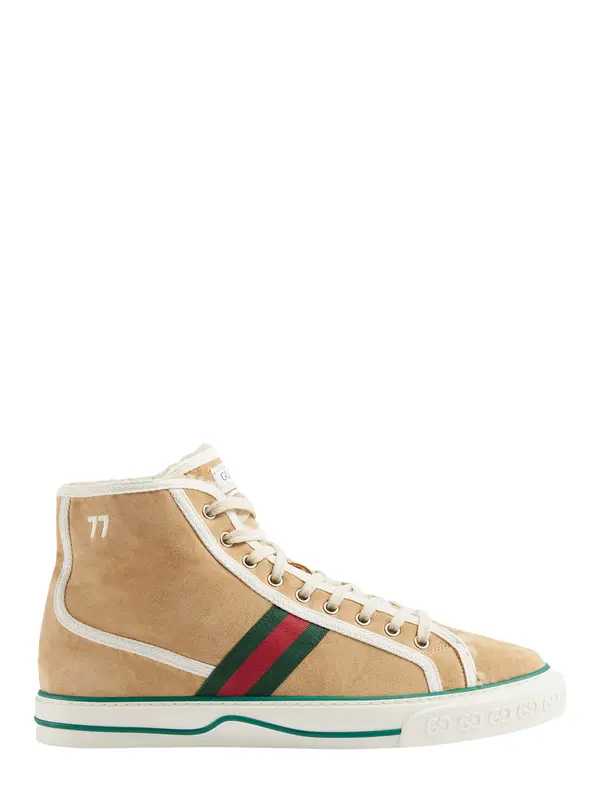 Gucci Tennis 1977 High-top Sneakers - Brown