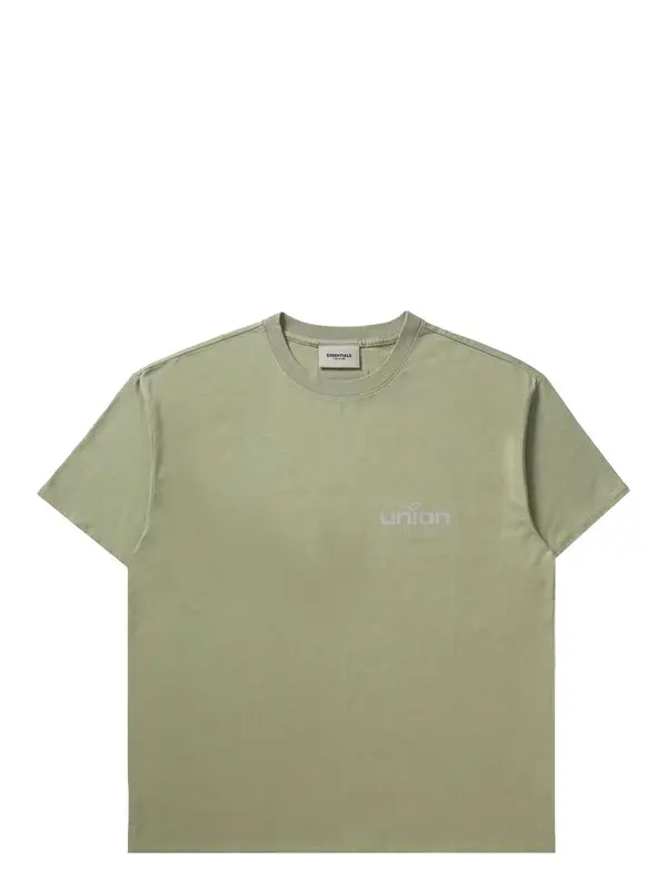 Fear Of God X Union Vintage Tee 'vintage Army - Green