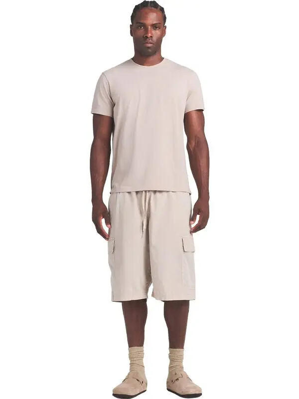 SKIMS Classic T Shirt | Deep Neutral | | Cotton - Stone