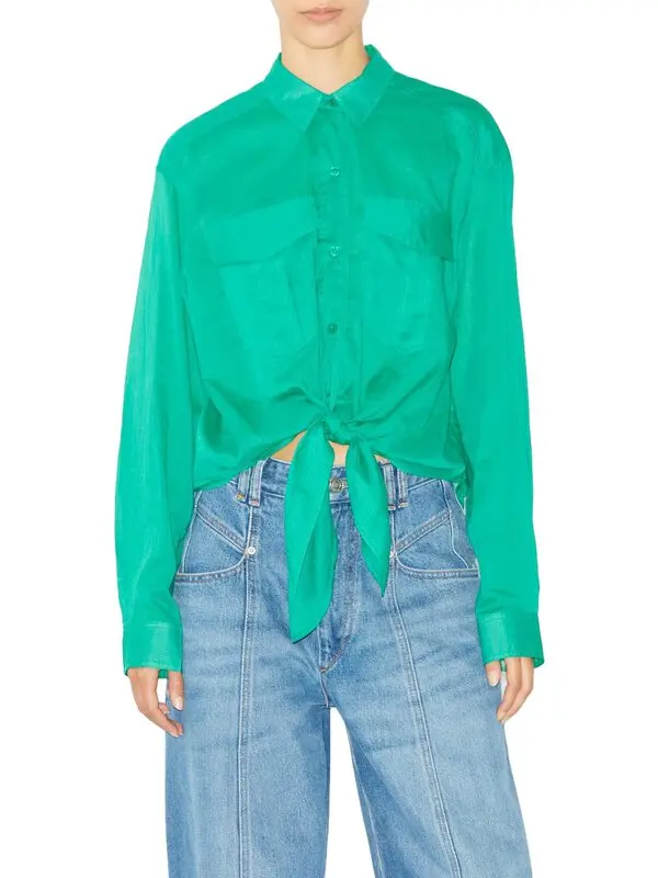 MARANT ETOILE Nath Shirt - Green