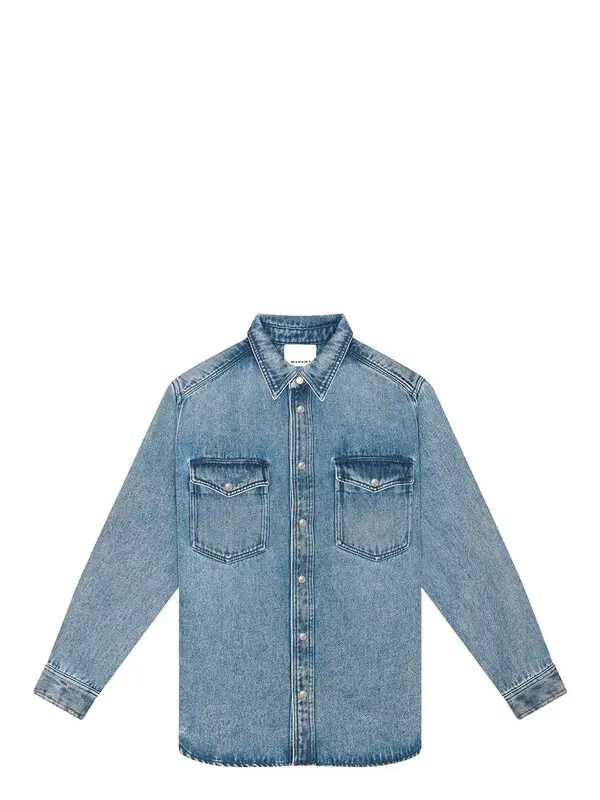Isabel Marant Tailly Shirt - Light Blue