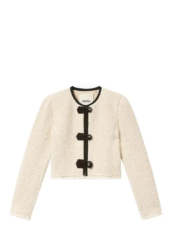 Isabel Marant Gradilia Bouclé Jacket - Ecru