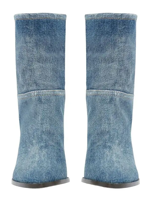 Isabel Marant Rouxa Suede Boots - Washed Blue