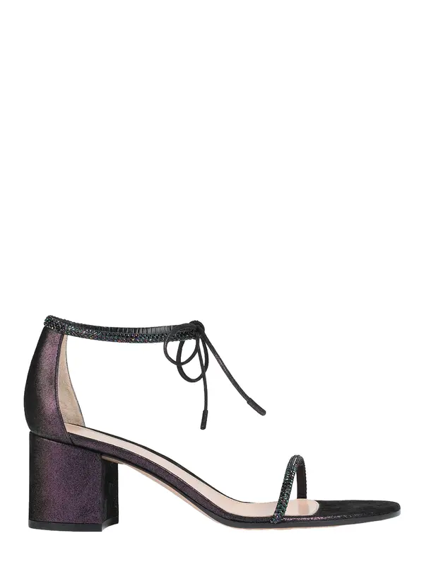 GIANVITO ROSSI Aria 60 Crystal-embellished Sandals - Violet