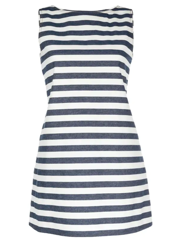 KIMHEKIM Sleeveless Striped Dress - Blue