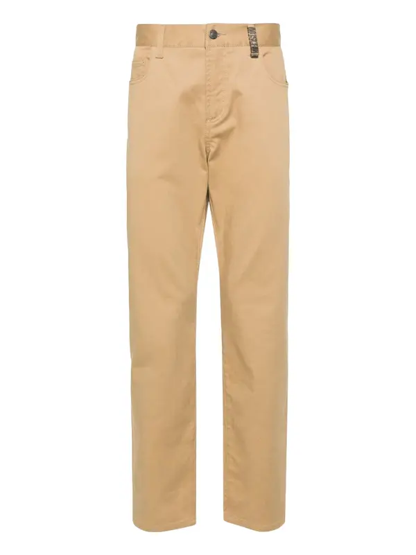 Moschino Mid-rise Straight-leg Jeans - Neutrals