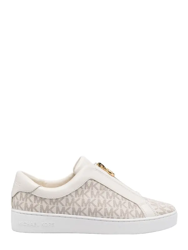 Michael Kors Keaton Logo-print Sneakers - Neutrals