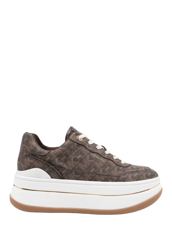 Michael Kors Hayes Flatform Sneakers - Brown