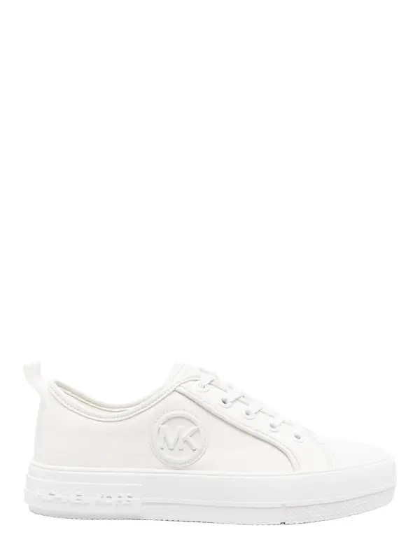 Michael Kors Evy Canvas Sneakers - White
