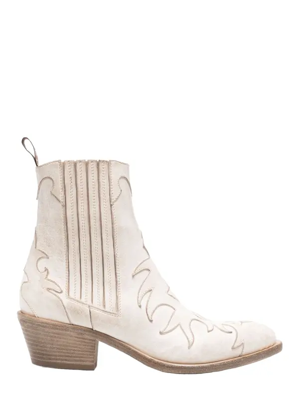 Sartore 45mm Leather Ankle Boots - Neutrals