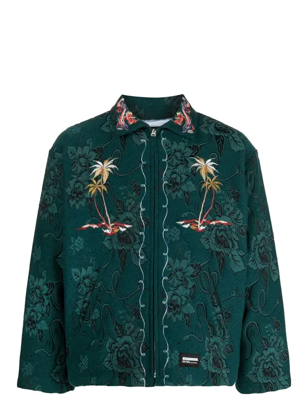 NEIGHBORHOOD Souvenir Jacquard Shirt Jacket - Green