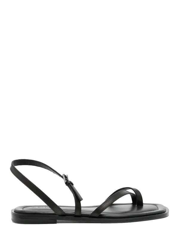 A.emery Lucia Leather Sandals - Black