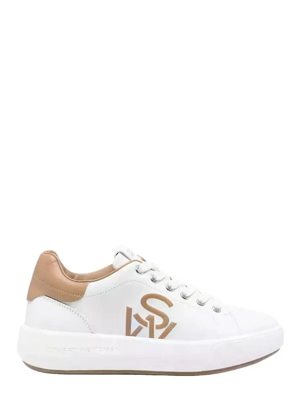 STUART WEITZMAN Pro Leather Sneakers - Neutrals