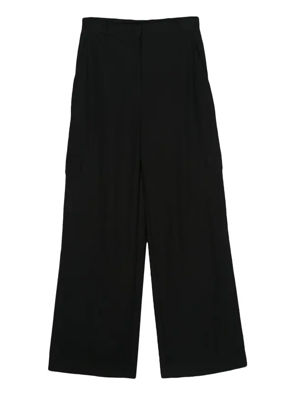 Harris Wharf London Straight-leg Cargo Trousers - Black