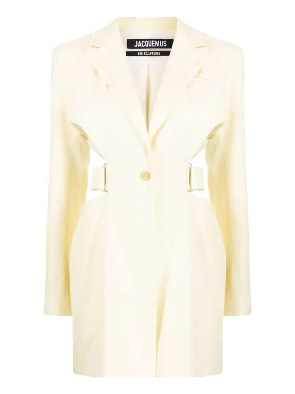 Jacquemus La Robe Bari Blazer Minidress - Yellow