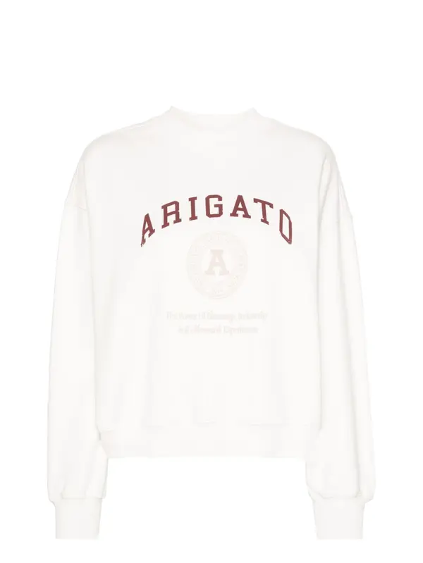 Axel Arigato University Organic-cotton Sweatshirt - Neutrals