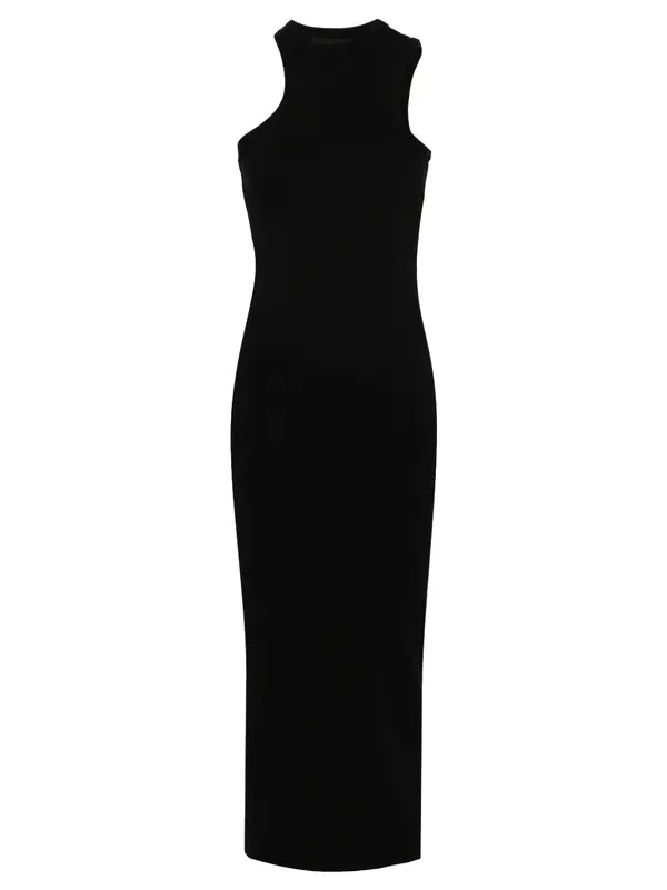 Axel Arigato Ribbed Maxi Dress - Black