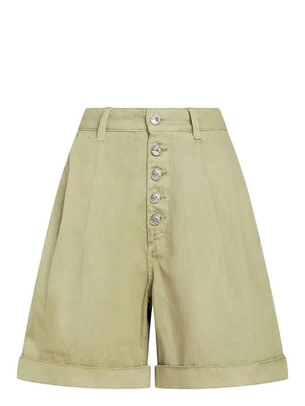 Etro Button-up Bermuda Shorts - Green