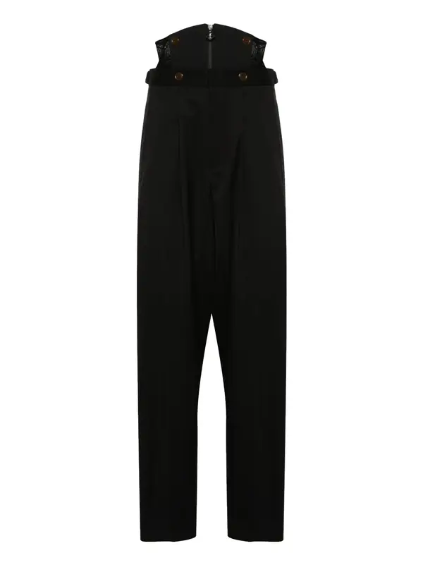 VIVIENNE WESTWOOD Corset-detail Trousers - Black