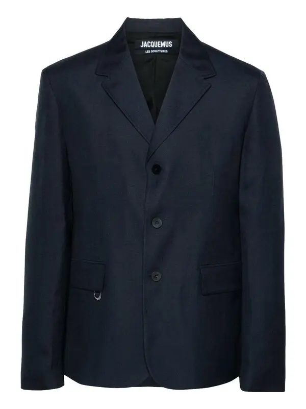Jacquemus La Veste Cabri Single-breasted Blazer - Blue