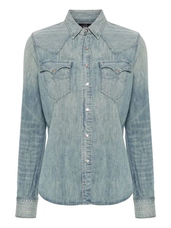 Ralph Lauren Western Denim Shirt - Blue