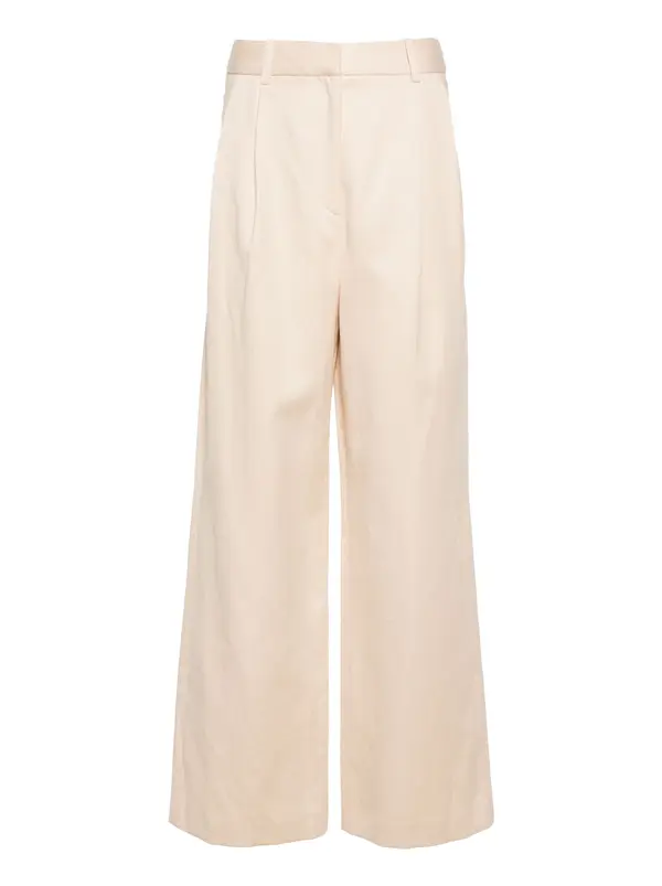 Loulou De Saison Idai Wide-leg Trousers - Pink