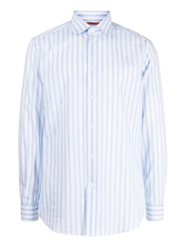 Barena Venezia Striped Poplin Shirt - White