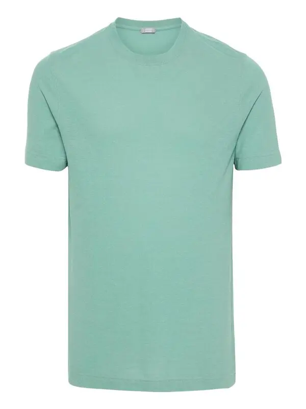 ZANONE Basic Short-sleeved T-shirt - Blue