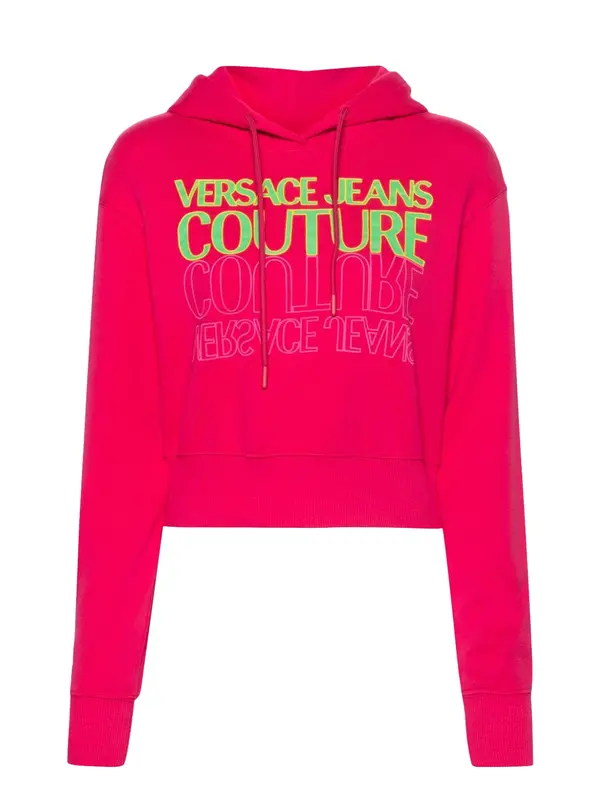 Versace Cropped Sweatshirt - Pink