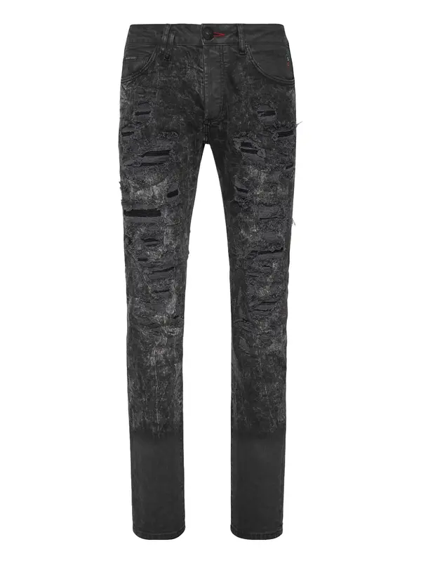 Philipp Plein Mid-rise Skinny Jeans - Black