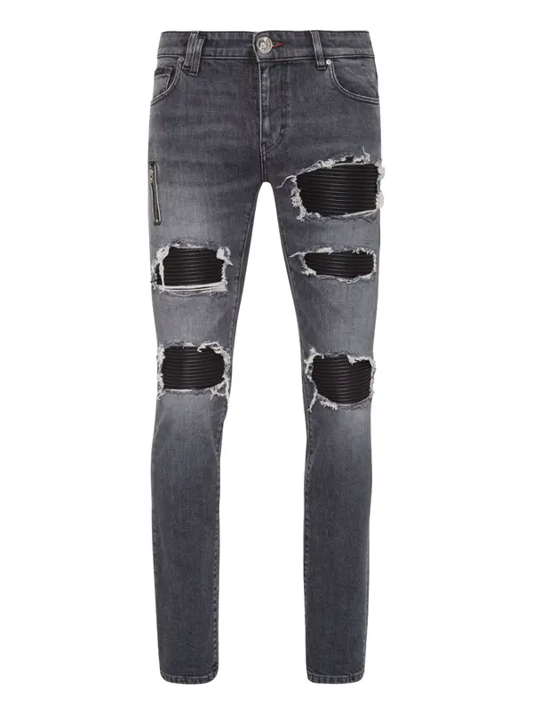 Philipp Plein Rock Star Slim-cut Jeans - Black