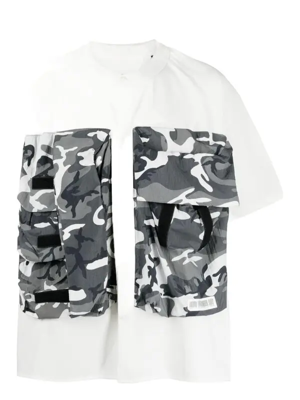 MOSTLY HEARD RARELY SEEN Tactical Panelled T-shirt - Multicolour