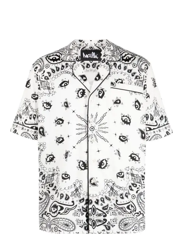 HACULLA. Paisley-print Button-up Shirt - White