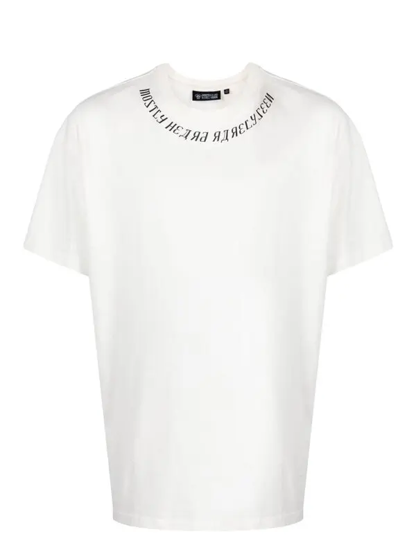 MOSTLY HEARD RARELY SEEN Logo-print Cotton T-shirt - White