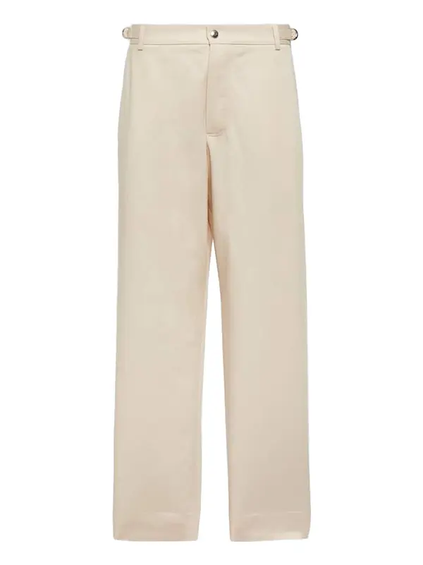 Jacquemus Le Pantalon Jean Cotton And Linen Pants - Beige