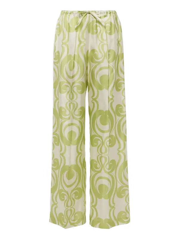Dries Van Noten Printed Wide-leg Pants - Multicoloured