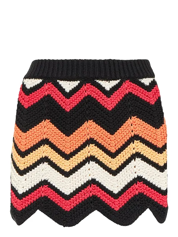 Alanui Kaleidoscopic Mini Skirt - Multicoloured