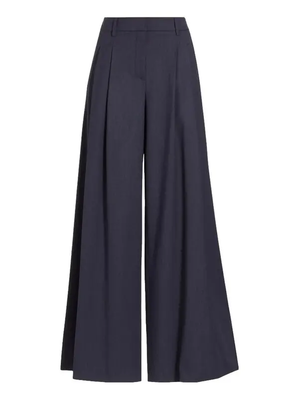 TWP New Didi Wool Wide-leg Pants - Indigo