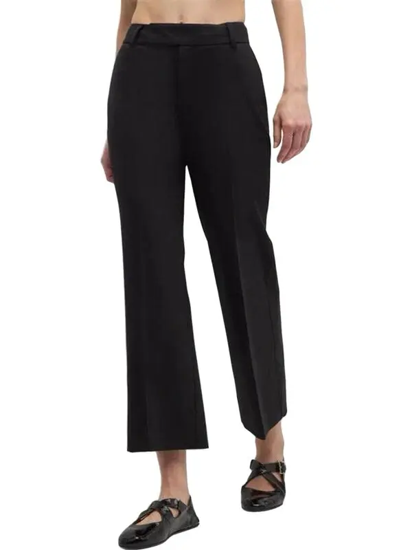 Proenza Schouler Marlene Tropical Wool Kick-flare Pants - Black