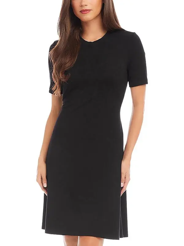 Karen Kane Petites A-line Dress - Black