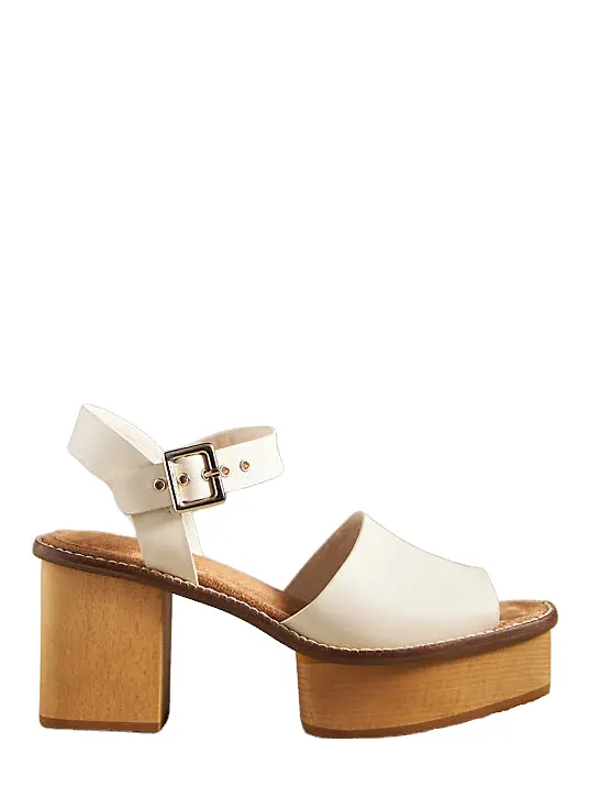 KELSI DAGGER BROOKLYN Platform Sandals - White
